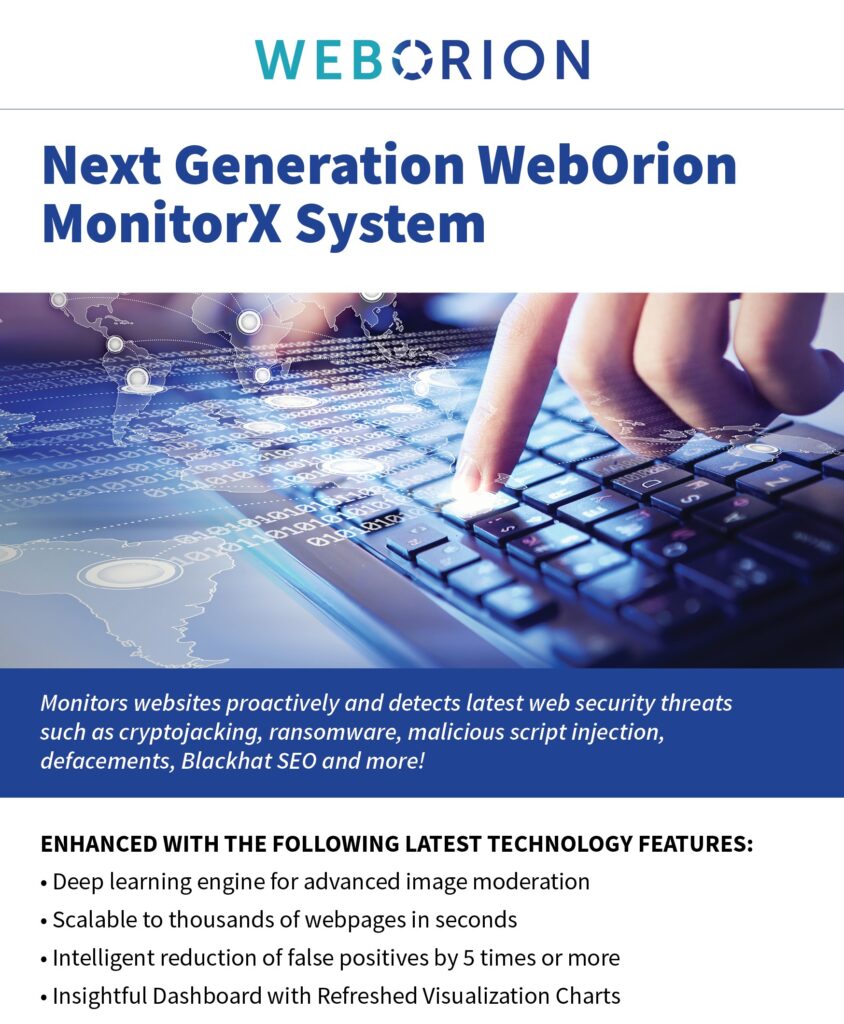 Next Generation WebOrion MonitorX System - cloudsineAI